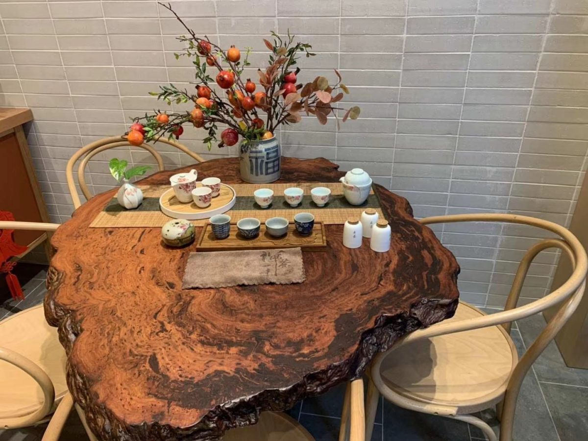 River Red Gum Natural Edge Table - Castle Hill Furniture