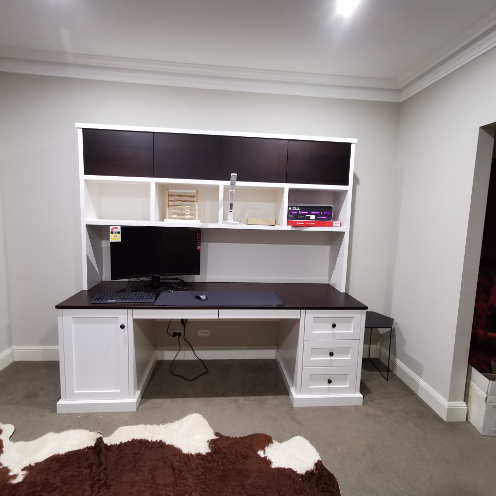 Maxwell Study Wall Unit with Hutch - Castle Hill Furniture