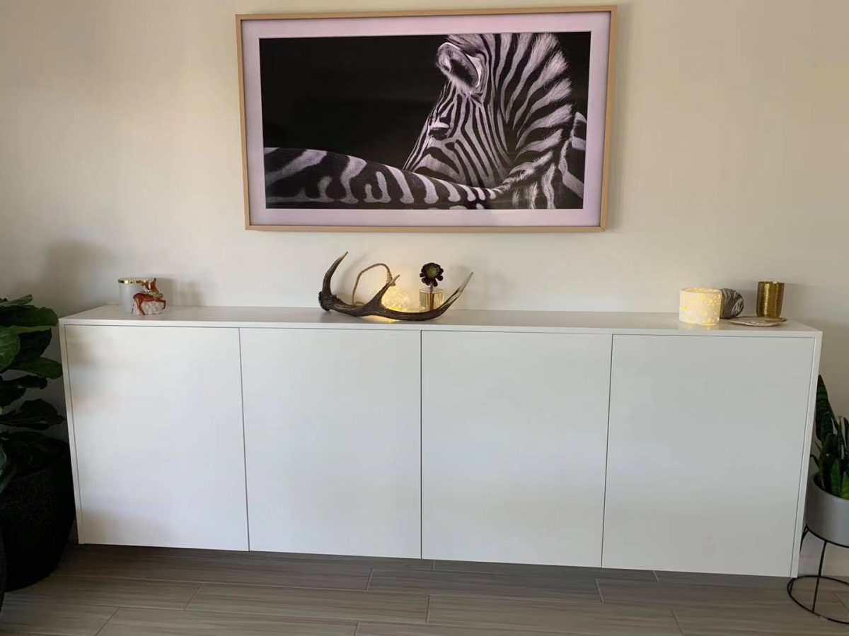 Nolan Wall Mounted Extertainment Wall Unit - Castle Hill Furniture