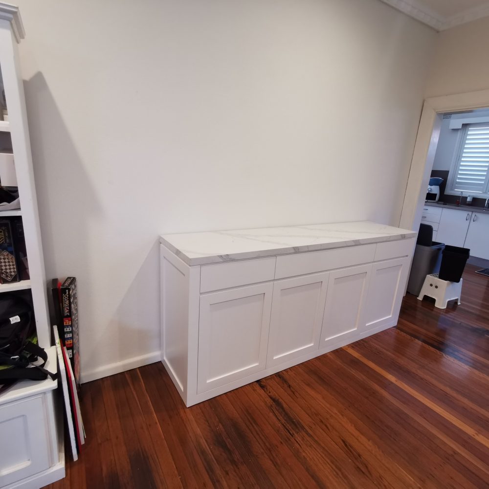 Vermont Stone Top Buffet Unit 2000 mm - Castle Hill Furniture