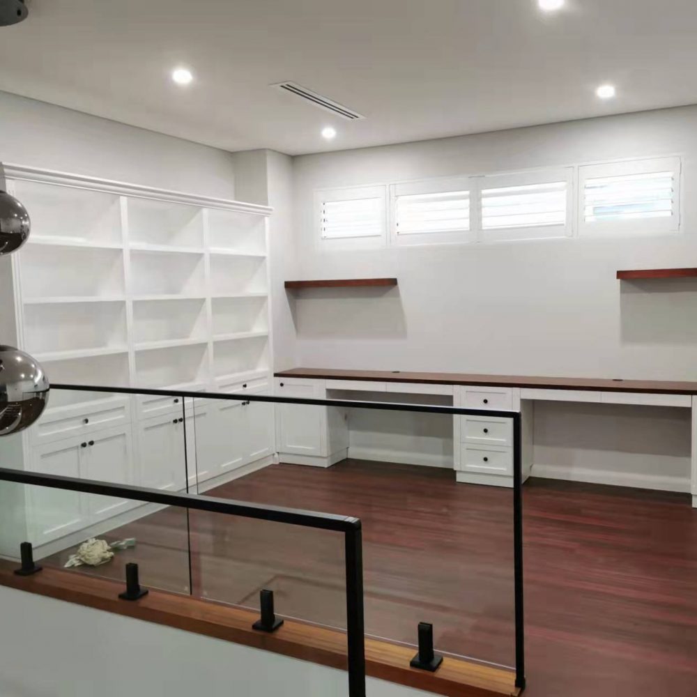 Peyton Hampton Style Home Office Wall Units - Castle Hill Furniture