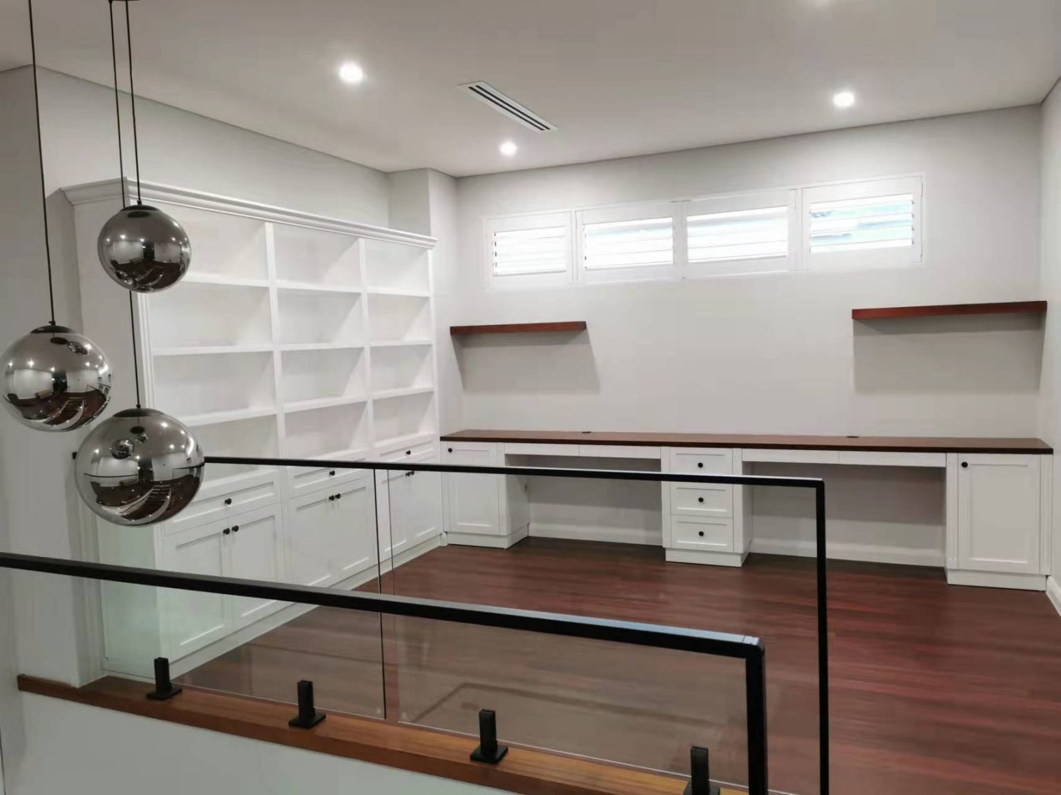 Peyton Hampton Style Home Office Wall Units - Castle Hill Furniture