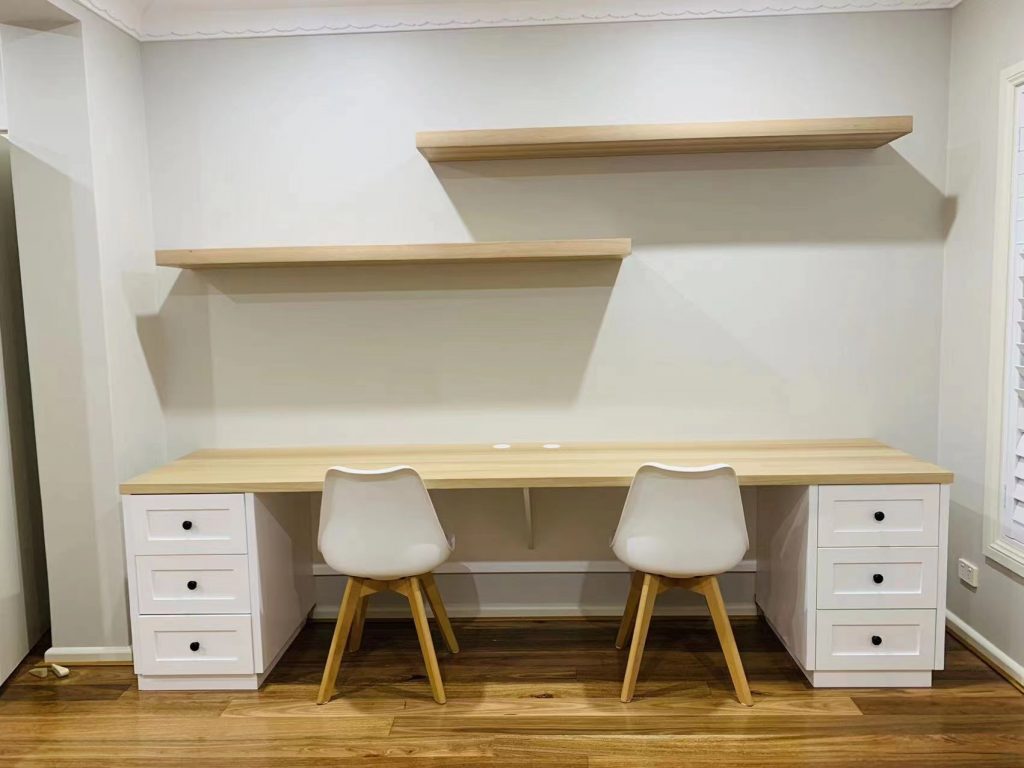 Dora Custom Built Study Desk Unit - Castle Hill Furniture