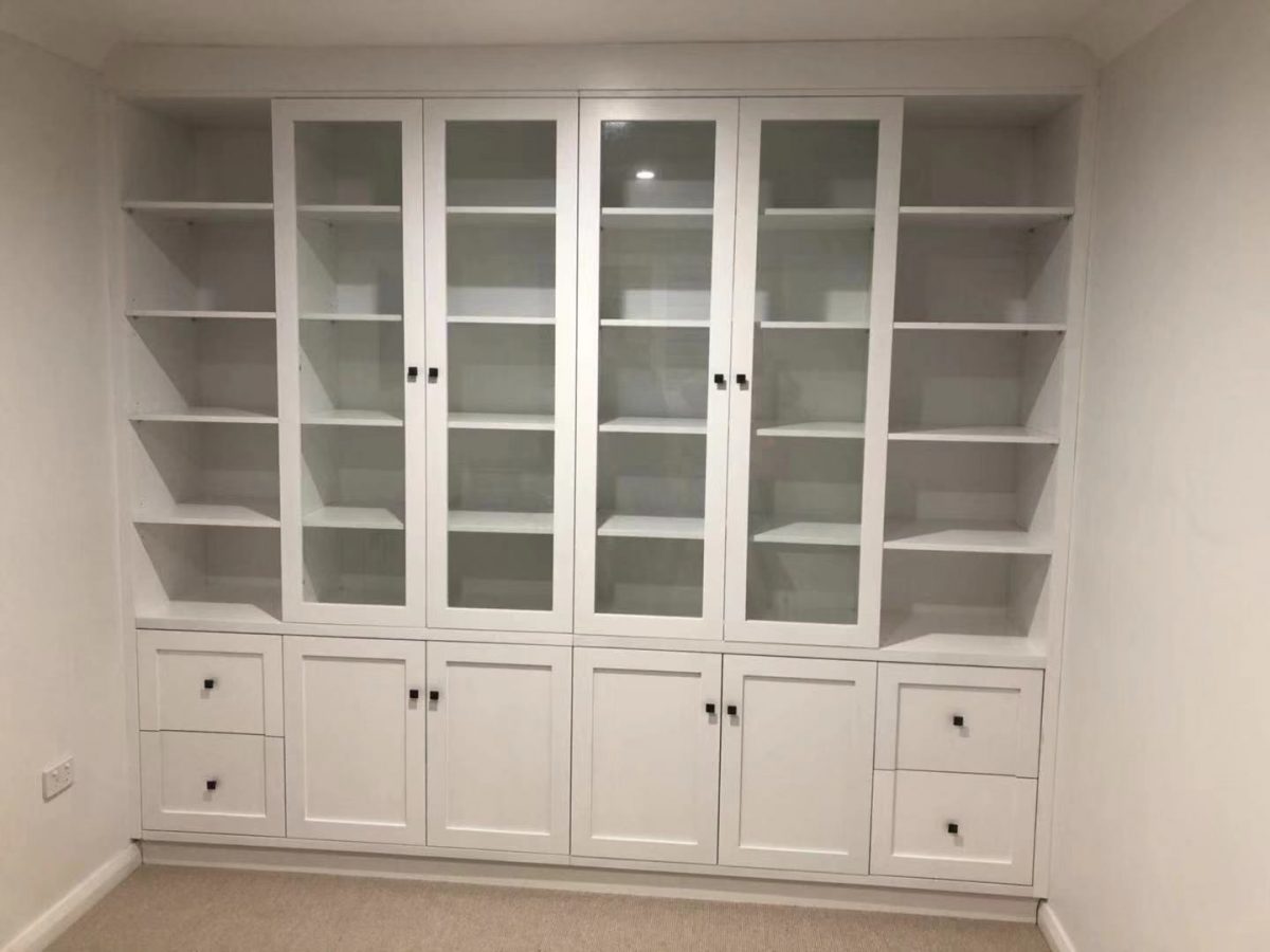 Clayton Custom Built in Bookcase Unit - Castle Hill Furniture