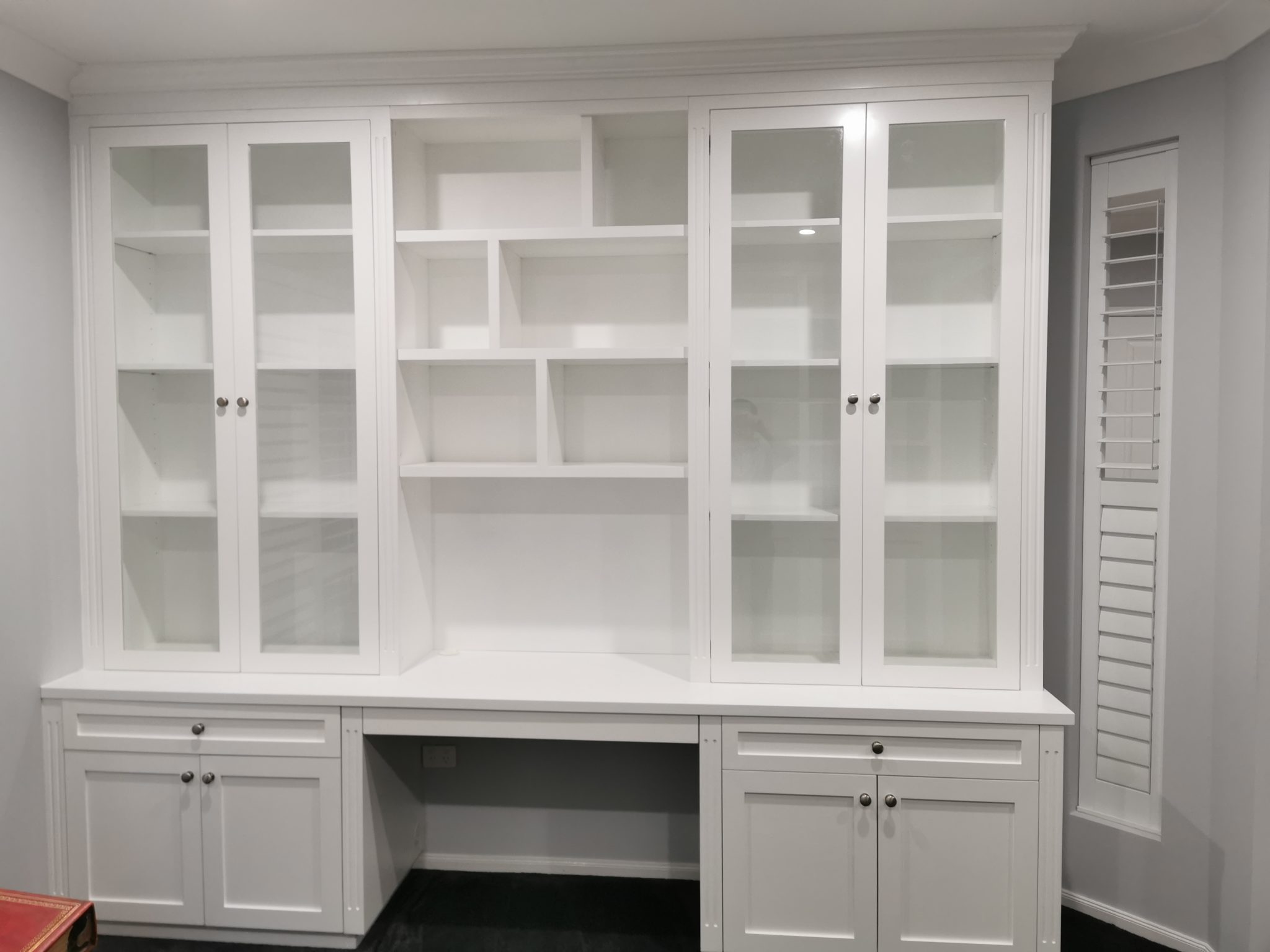 Highgrove Study Desk Wall Unit - Castle Hill Furniture