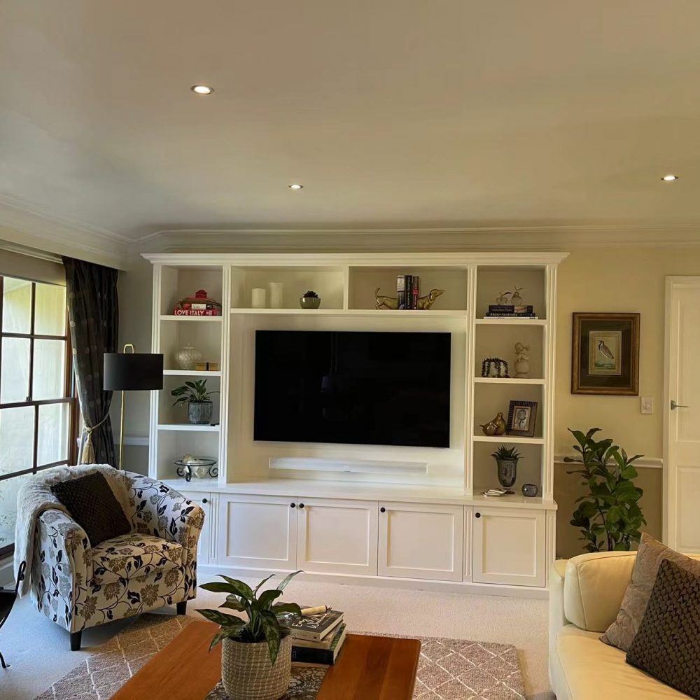 Woodgrove Hampton Style Entertainment Wall Unit - Castle Hill Furniture