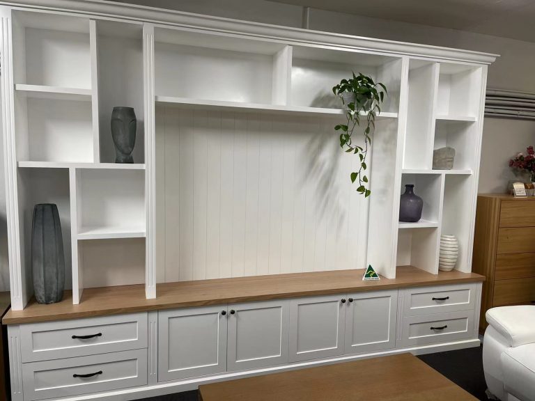 Paddington Hampton Style Entertainment Wall Unit - Castle Hill Furniture