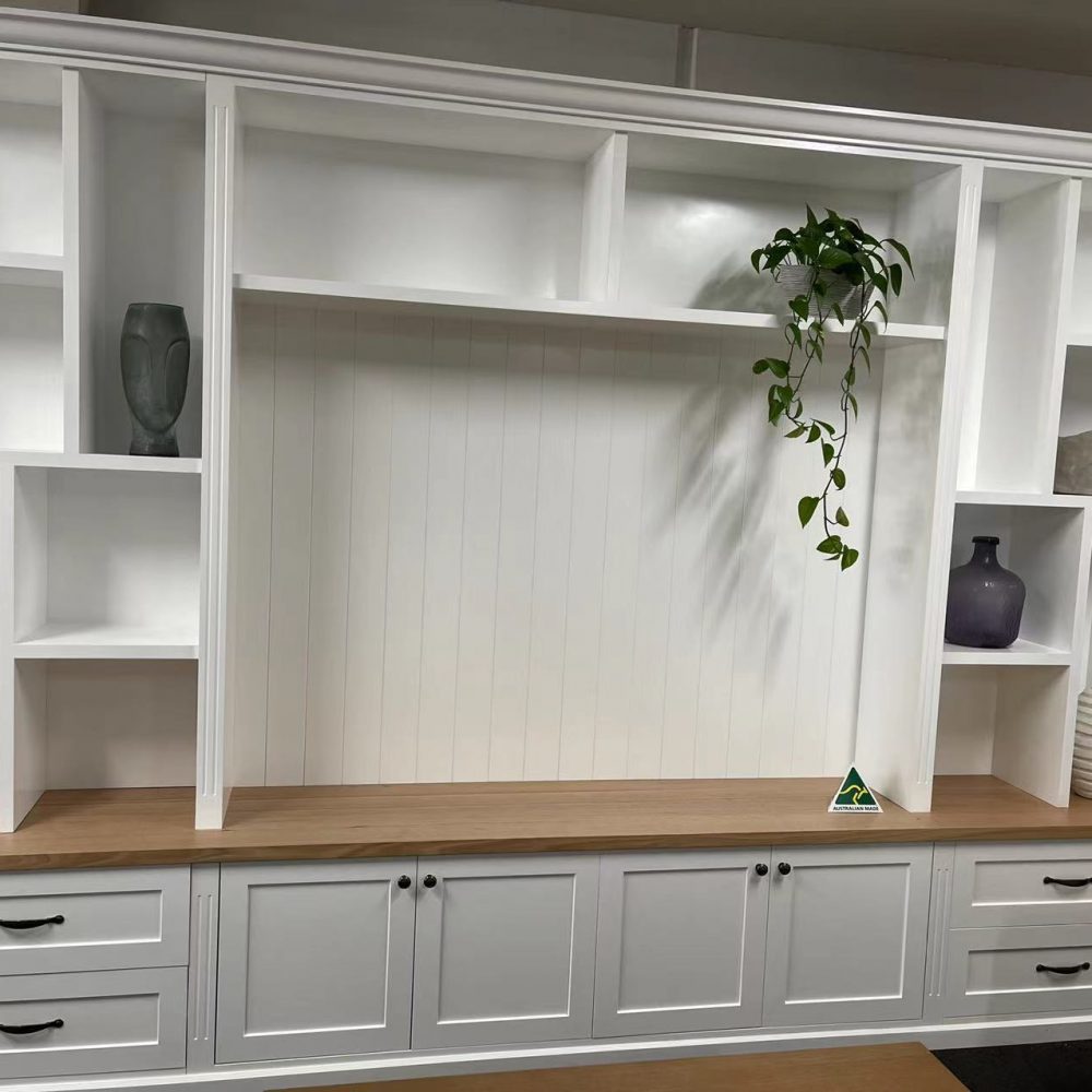 Paddington Hampton Style Entertainment Wall Unit - Castle Hill Furniture