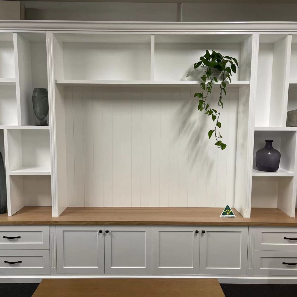 Paddington Hampton Style Entertainment Wall Unit - Castle Hill Furniture