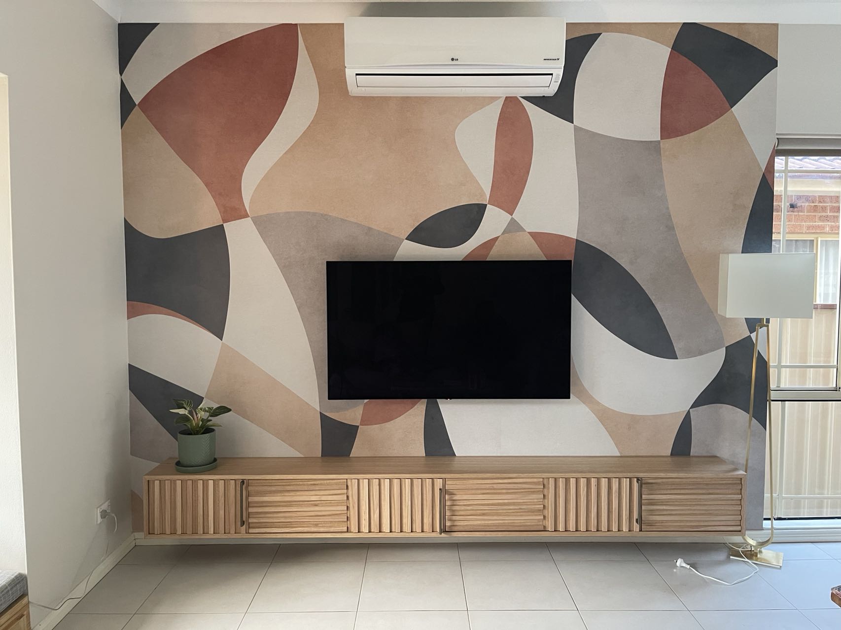 Bransford Wall Mounted Entertainment Unit - Castle Hill Furniture