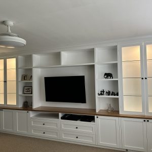 Sydney Custom Built Hampton Style Entertainment Wall Unit