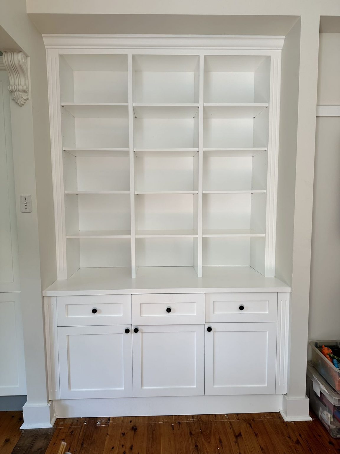 Oxford Built in Hampton Style Bookcase - Castle Hill Furniture