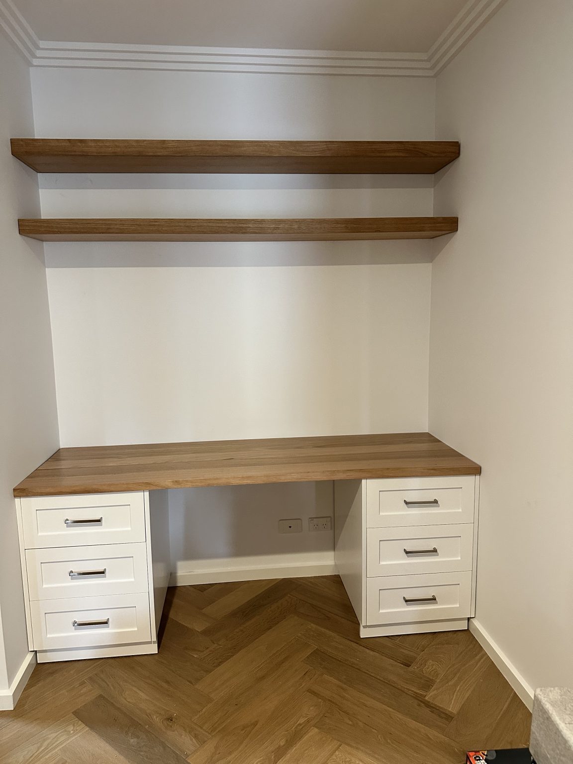 Langford Built in Study Desk - Castle Hill Furniture