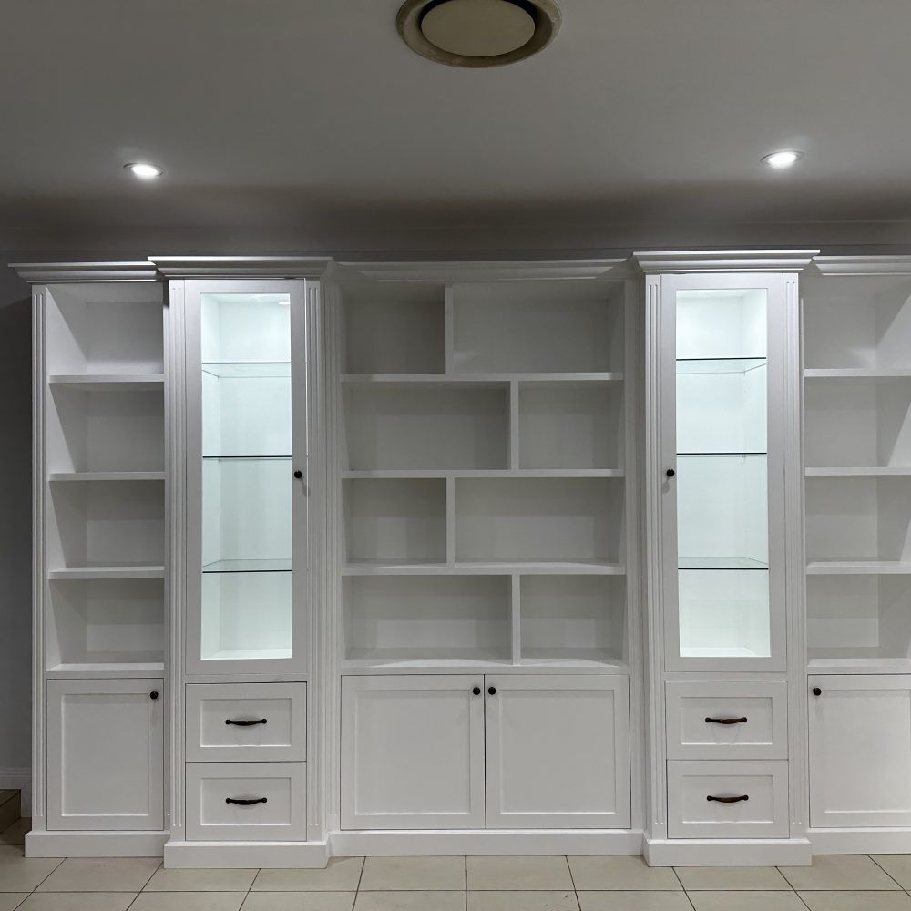 Harrington 2.0 Hampton Style Display Wall Unit - Castle Hill Furniture