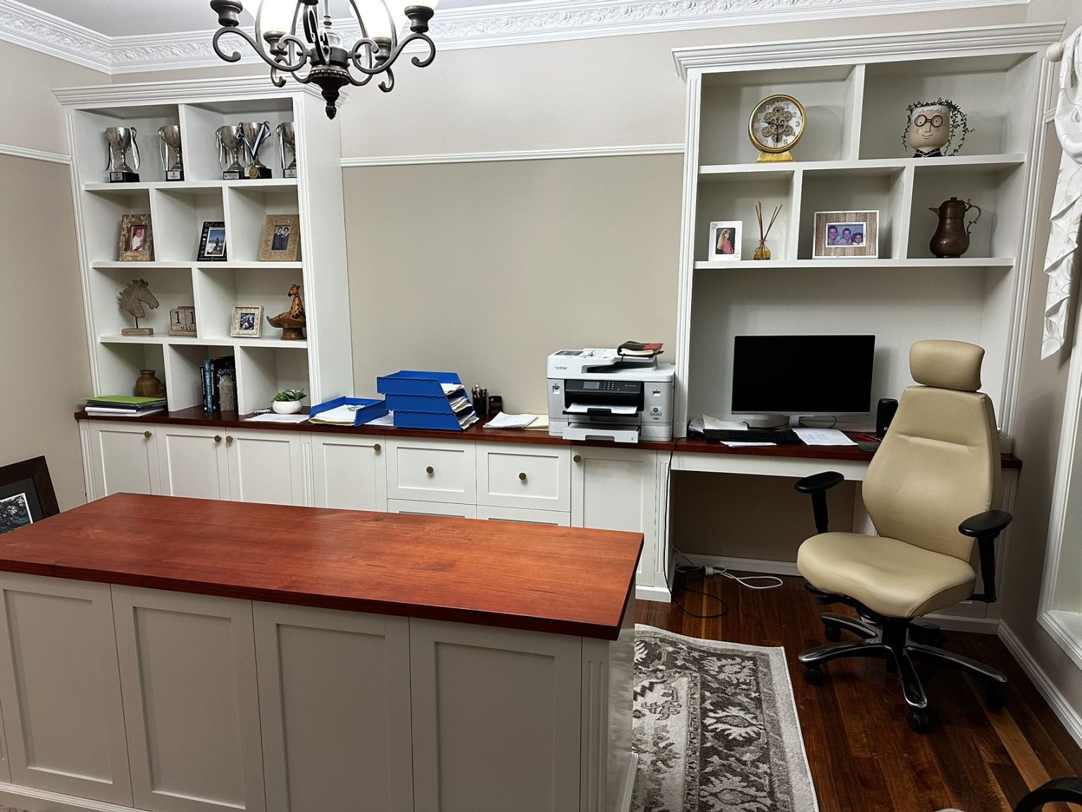 Lindeman Hampton Style Home Office Wall Unit - Castle Hill Furniture