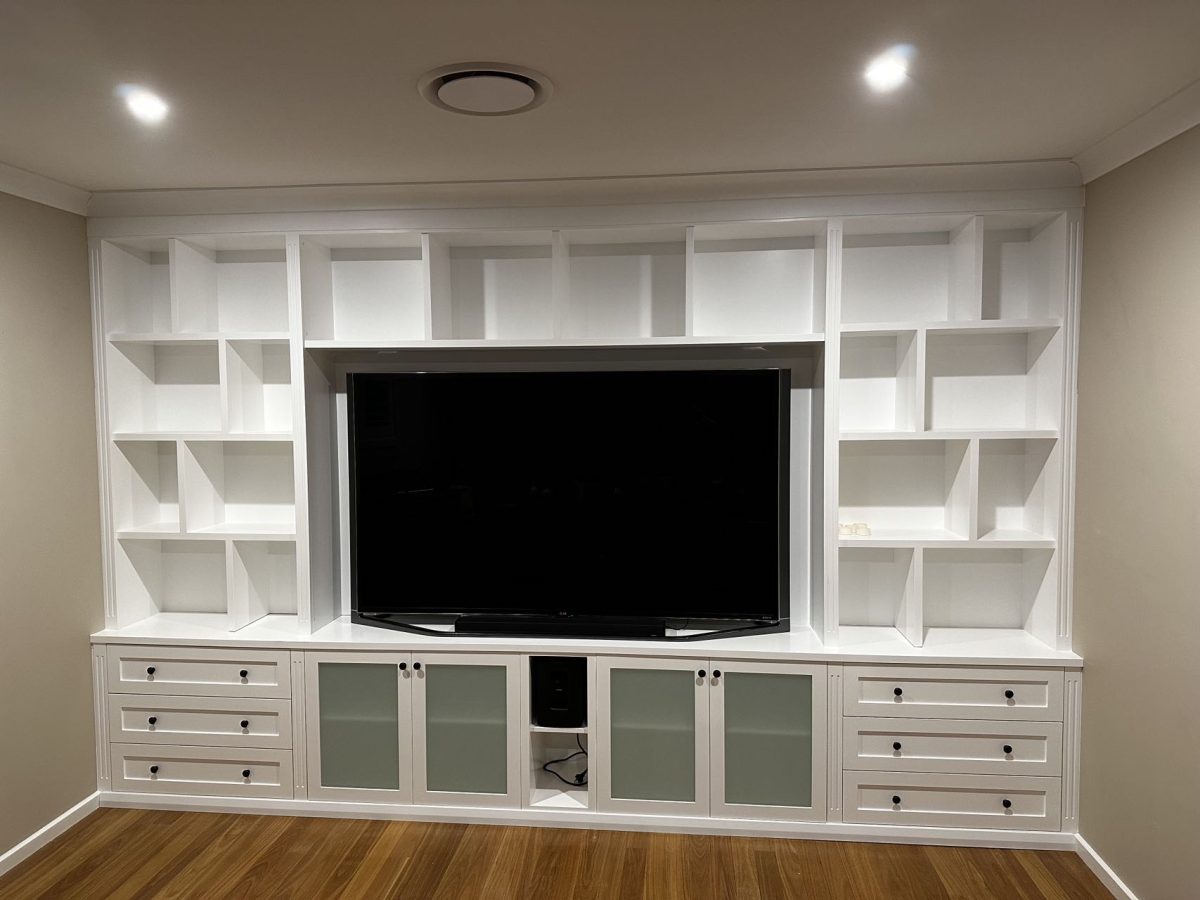 Hamilton 4.0 Built in Hampton Style Entertainment Wall Unit - Castle ...