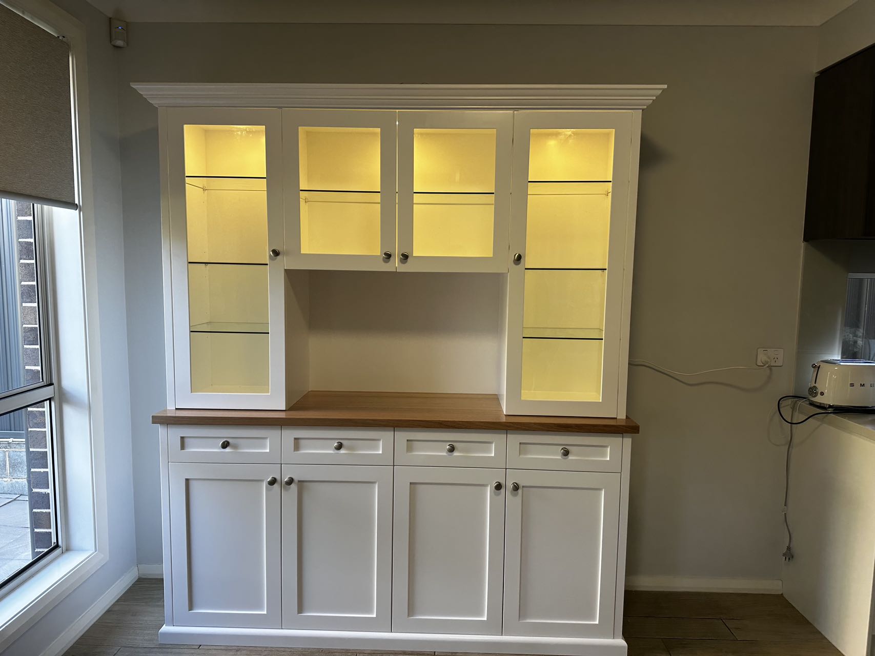 Eastbrook Hampton Style Buffet Hutch - Castle Hill Furniture