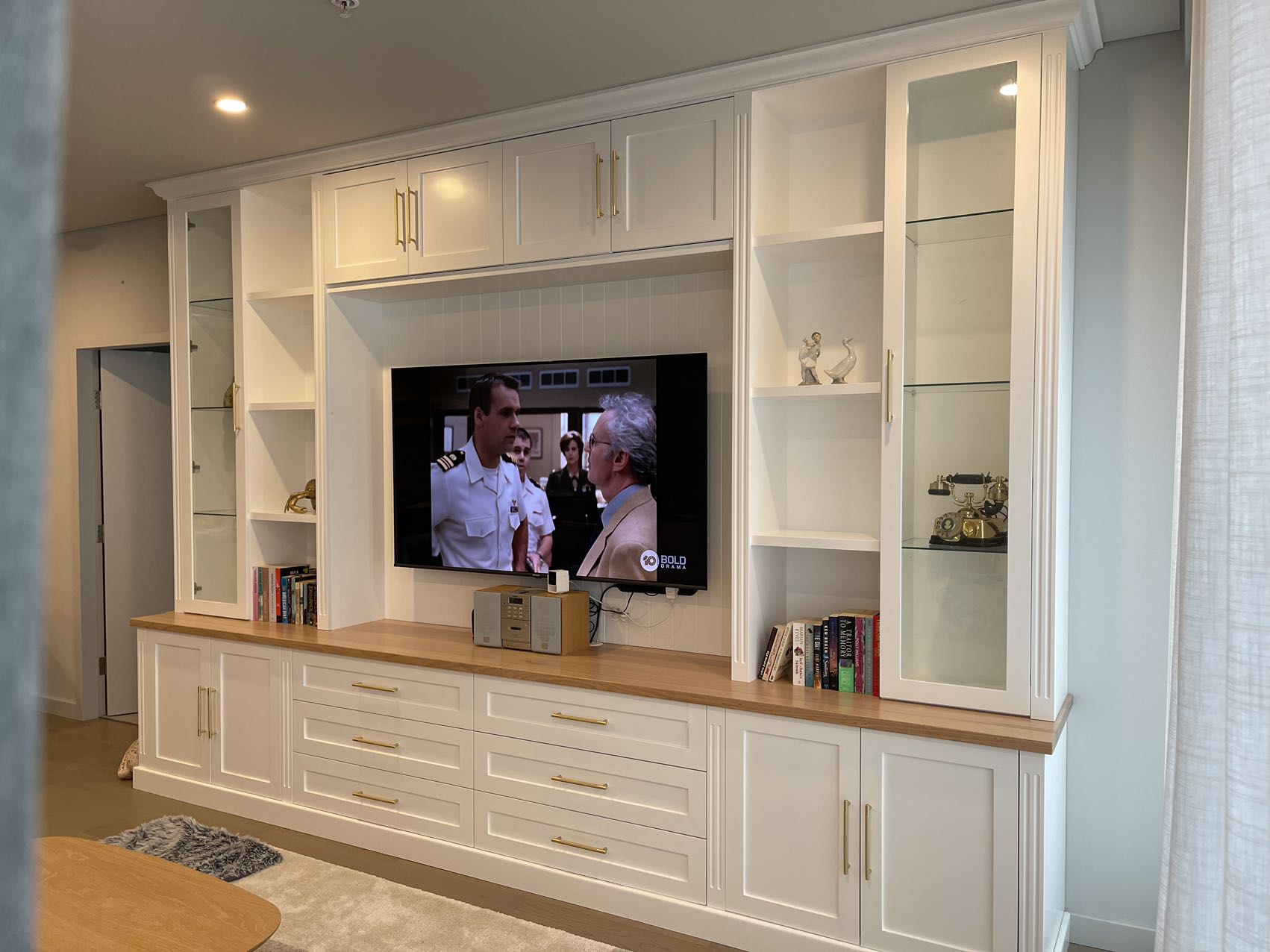 Oakridge 4.0 Hampton Style Entertainment Wall Unit 3700mm - Castle Hill ...