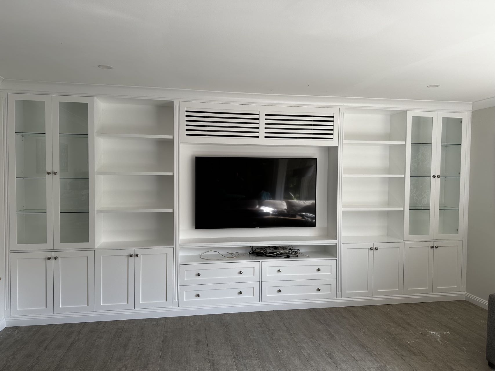 Charleston Build in Hampton Style Entertainment Wall Unit - Castle Hill ...