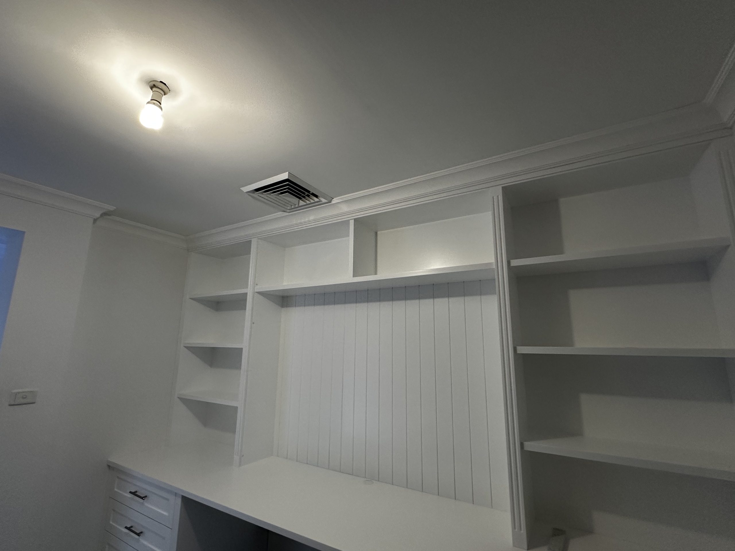 Newbury 2.0 Hampton Style Home Office Wall Unit - Castle Hill Furniture