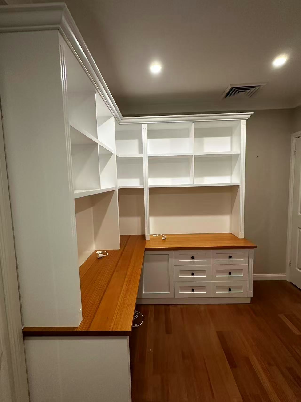 Parkhill 2.0 Hampton Style Corner Home Office Wall Unit - Castle Hill ...