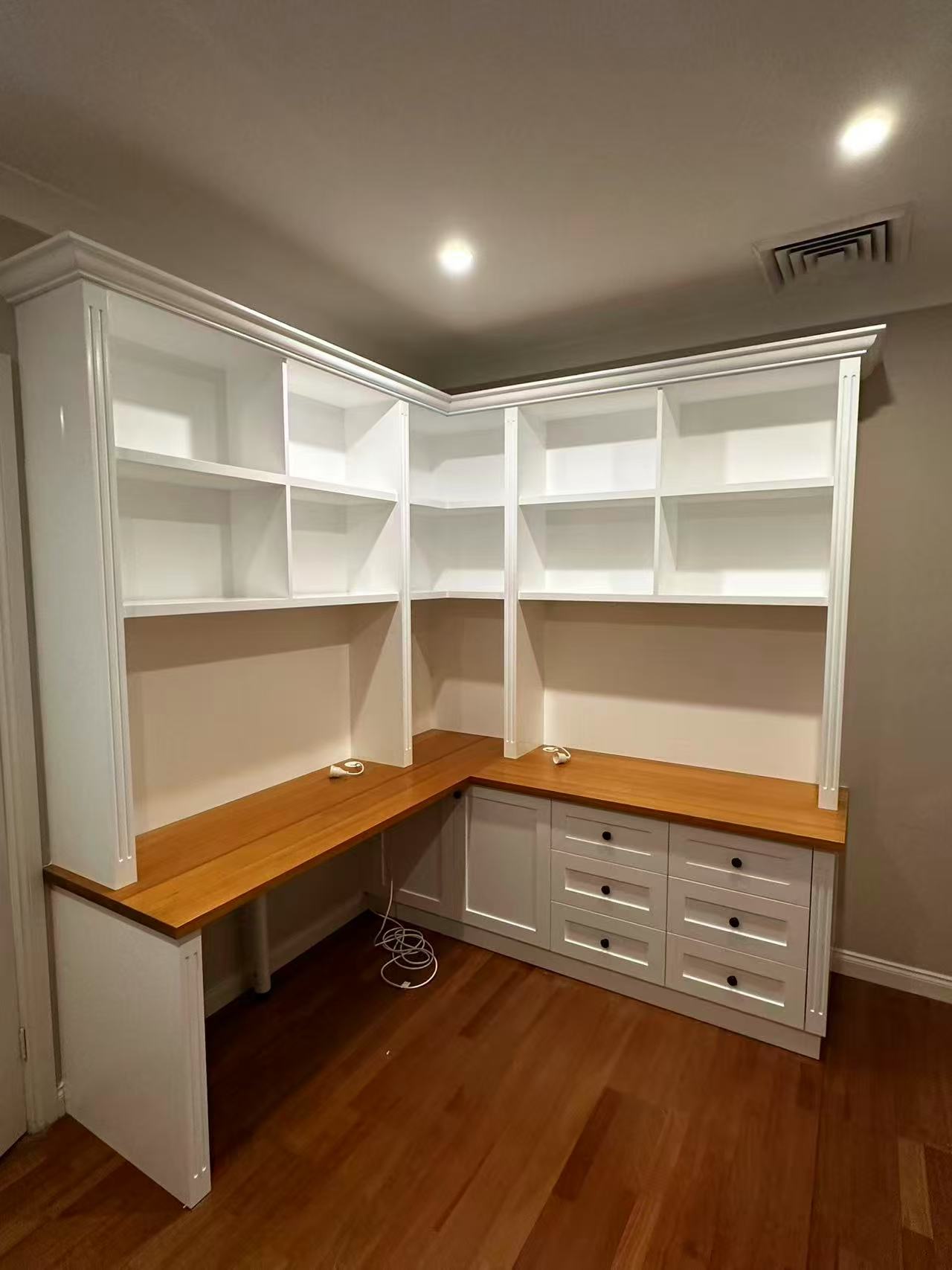 Parkhill 2.0 Hampton Style Corner Home Office Wall Unit - Castle Hill ...